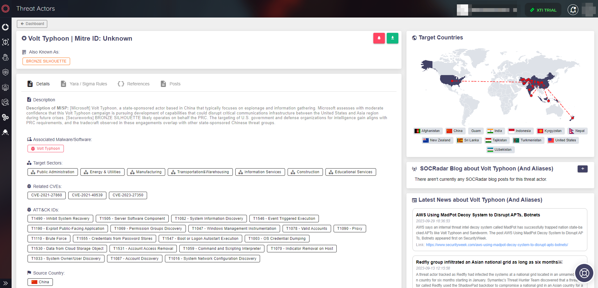 APT Profile: Volt Typhoon