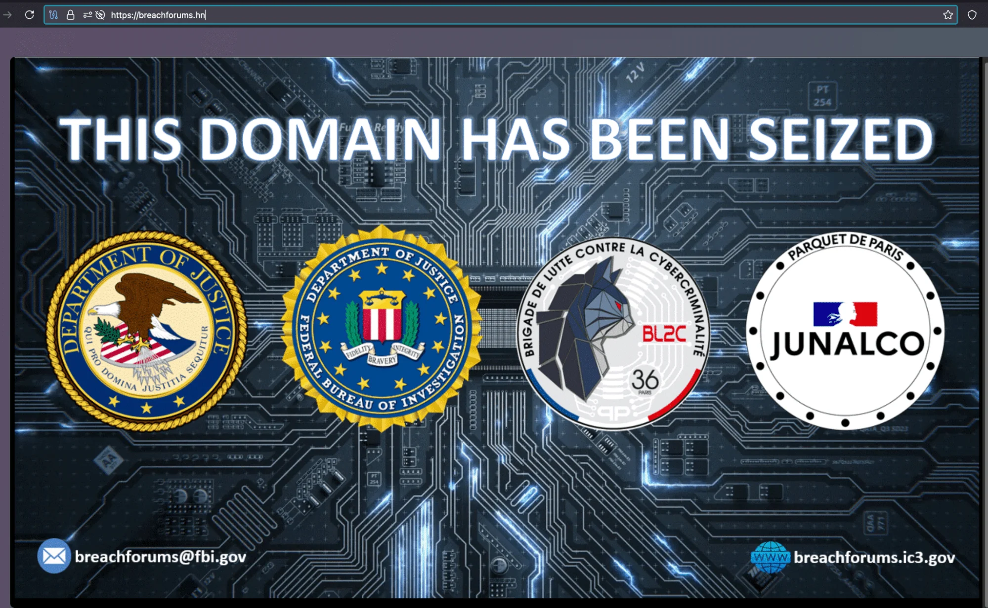 BreachForums Seized (Yes, Again)