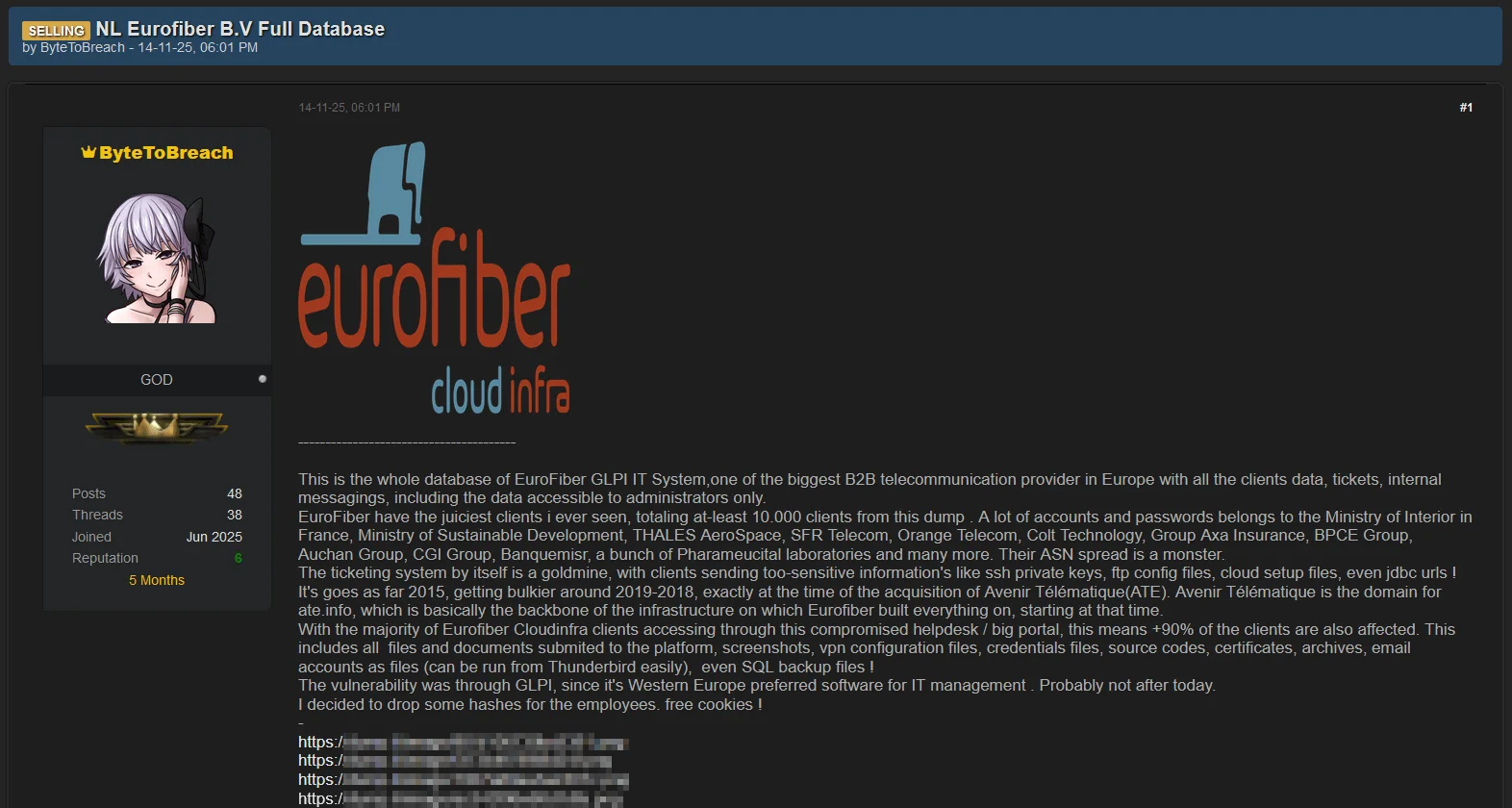 Dark Web Profile: ByteToBreach