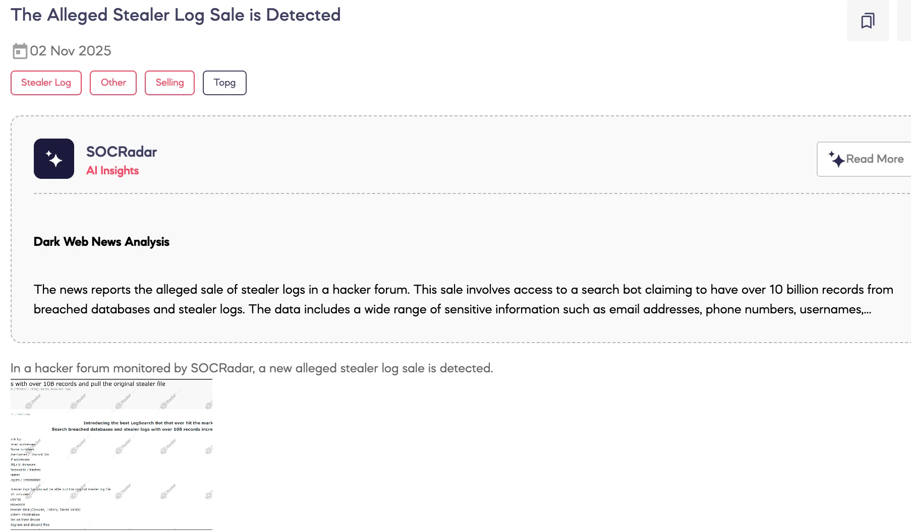 Medline & Treasure Coast Data Claims, Stealer Log Search Service ...