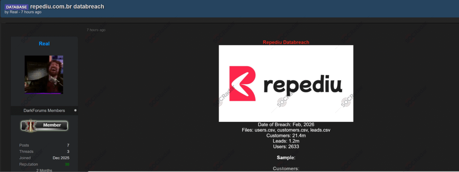 Alleged Discord Exploit Sale & WormGPT Database Leak Detected