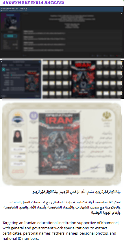 Telegram Hacktivist Activity Timeline of Iran - Israel & US War